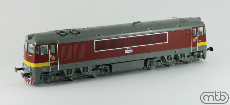 Motorová lokomotiva T678 0002 Pomeranč, ČSD, H0 1:87 | Dieselové ...